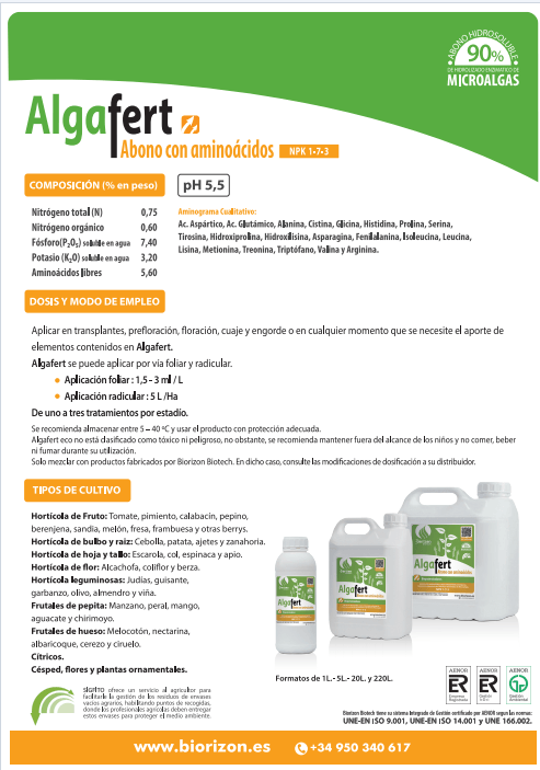 ALGAFERT Biorizon