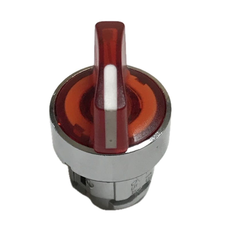 Selector Luminoso LED Rojo
